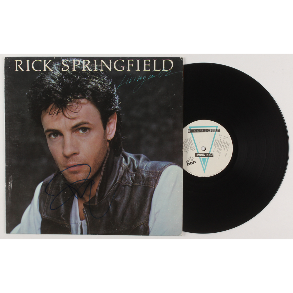 Rick Springfield Signed "Living in Oz" Vinyl Record Album Cover (JSA ...