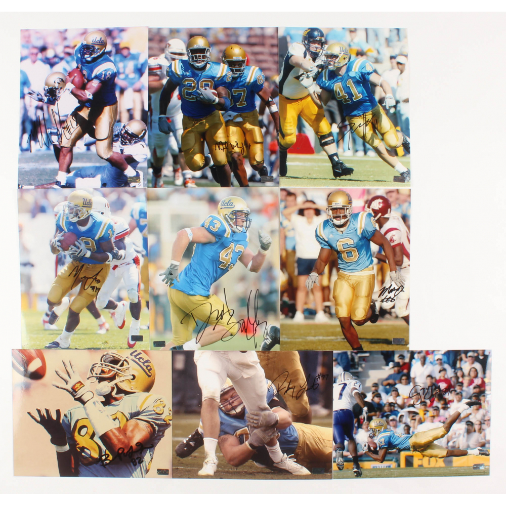 Lot of (9) Signed UCLA Bruins 8x10 Photos with Manuel Wright, Mike ...
