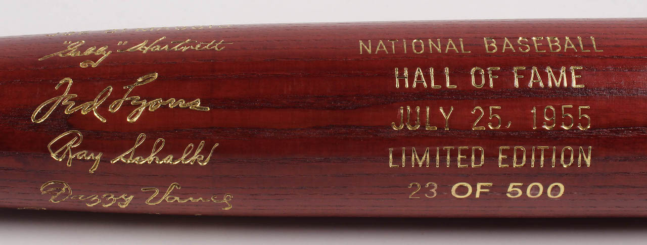 LE Custom Engraved Louisville Slugger Powerized Hall of Fame Logo ...