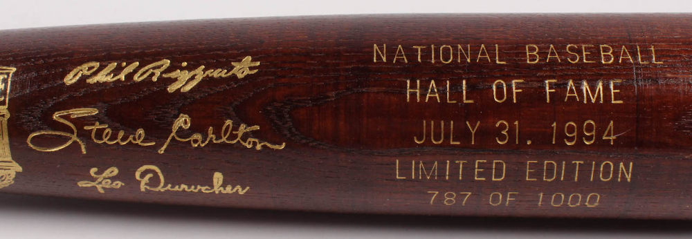 Phil Rizzuto, Steve Carlton & Leo Durocher LE Custom Engraved ...