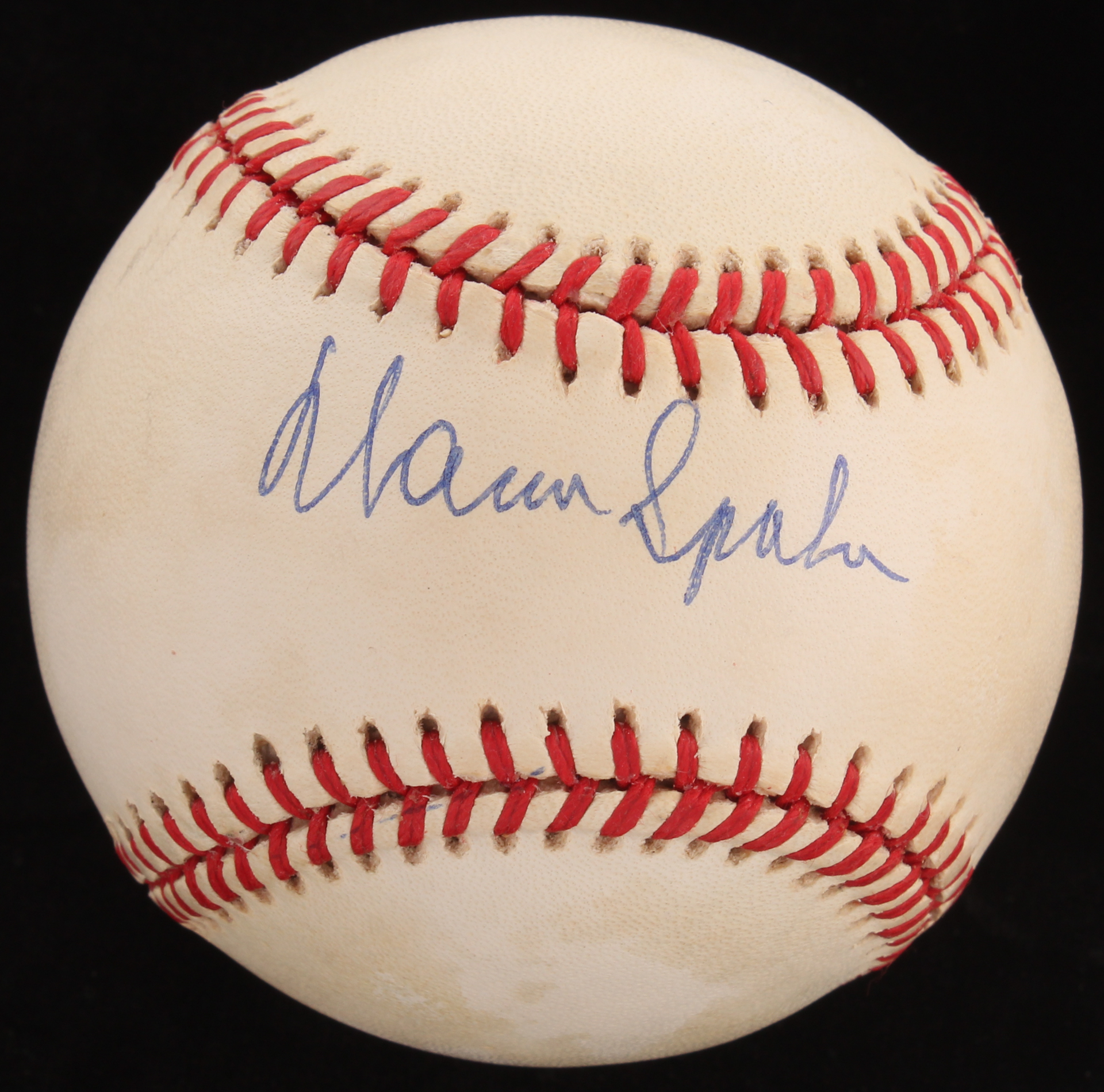 Warren Spahn Signed ONL Baseball (PSA COA) | Pristine Auction
