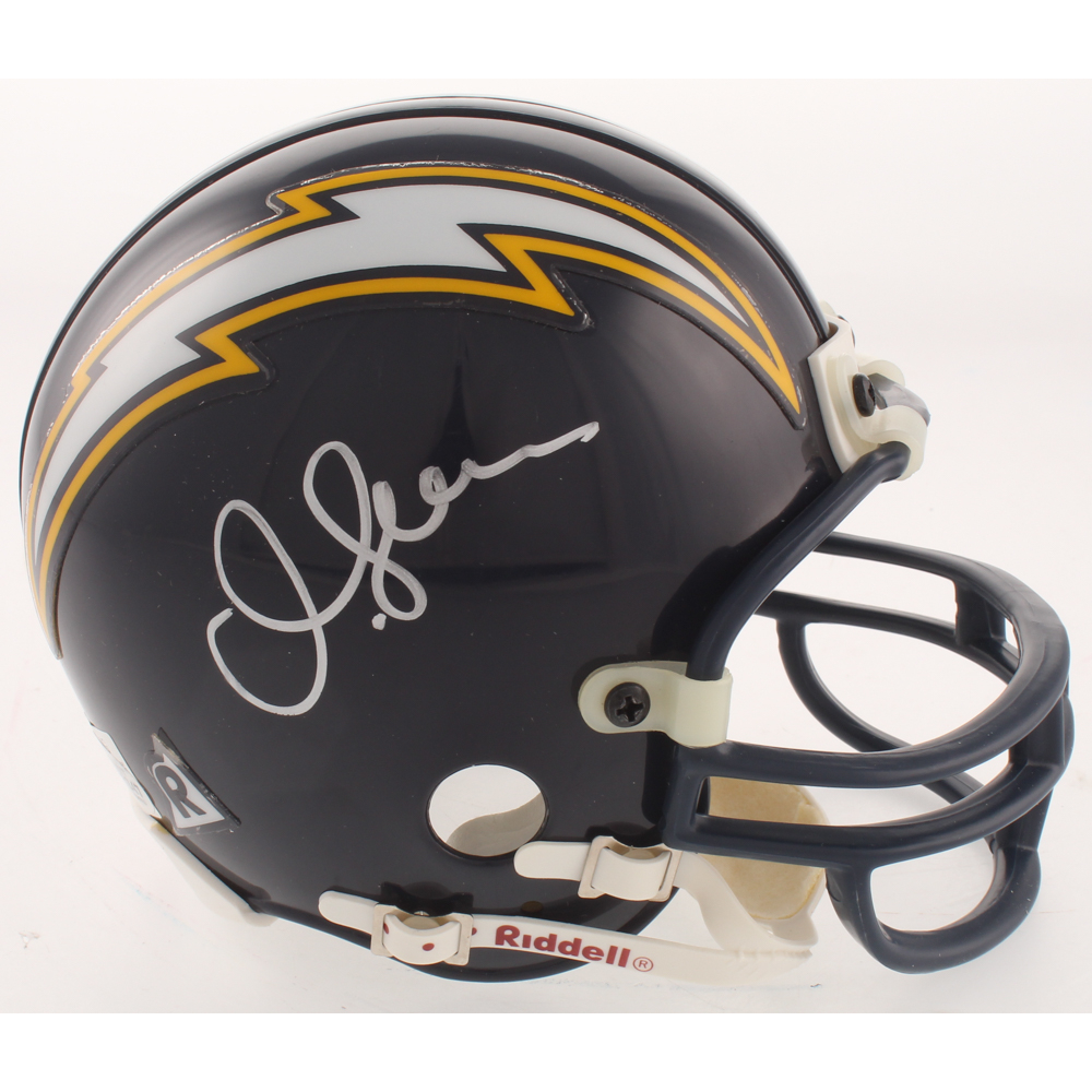 Junior Seau Signed San Diego Chargers Mini Helmet (Beckett COA ...