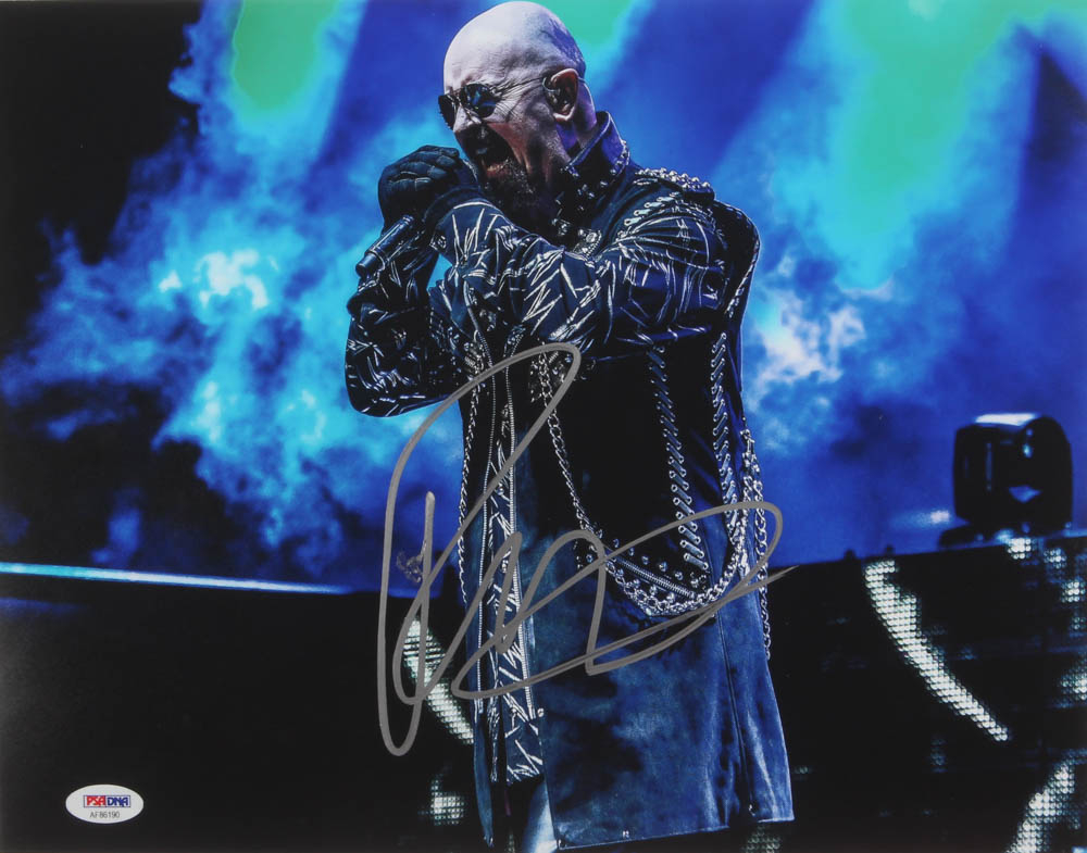 Rob Halford Signed Judas Priest 11x14 Photo (PSA Hologram) | Pristine ...