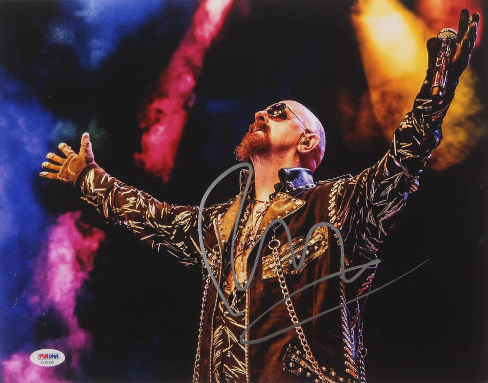 Rob Halford Signed Judas Priest 11x14 Photo (PSA Hologram) | Pristine ...