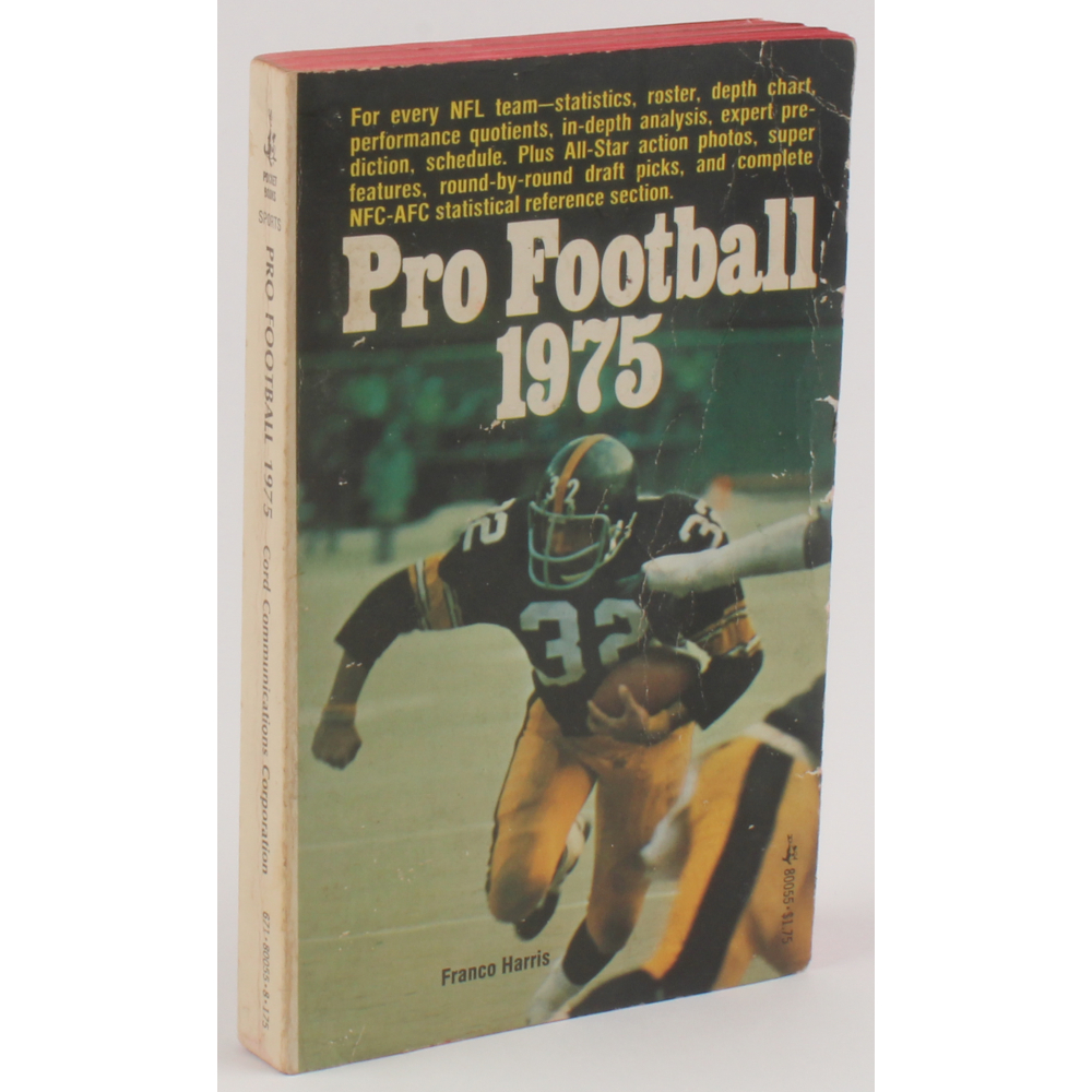Vintage "Pro Football 1975" Softcover Book | Pristine Auction