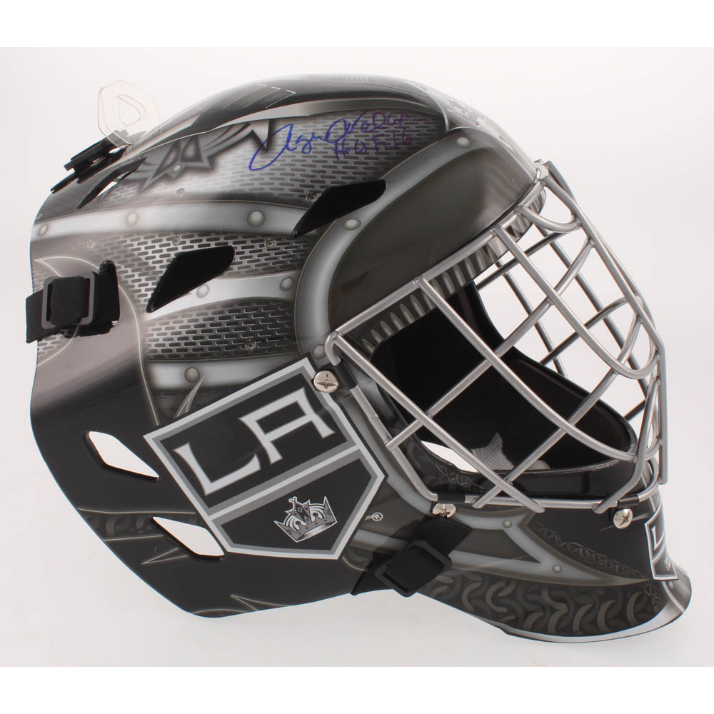 Rogie Vachon Signed Los Angeles Kings Full-Size Hockey Goalie Mask ...