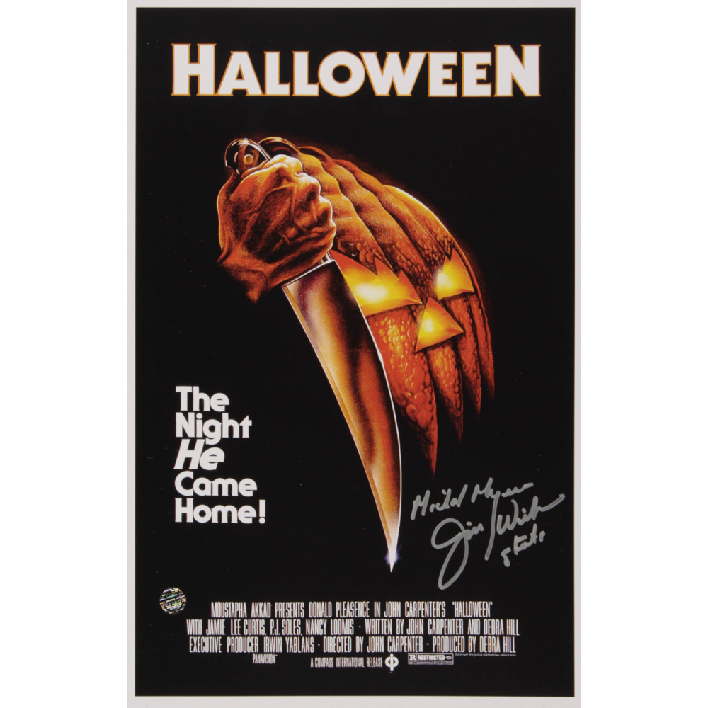 James Winburn Signed "Halloween" 11x17 Movie Poster Inscribed "Michael ...