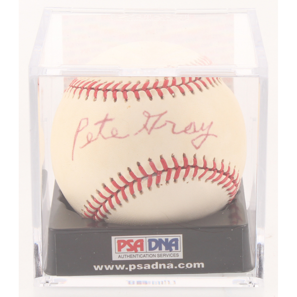 Pete Gray Signed OAL Baseball with Display Case (PSA COA) | Pristine ...