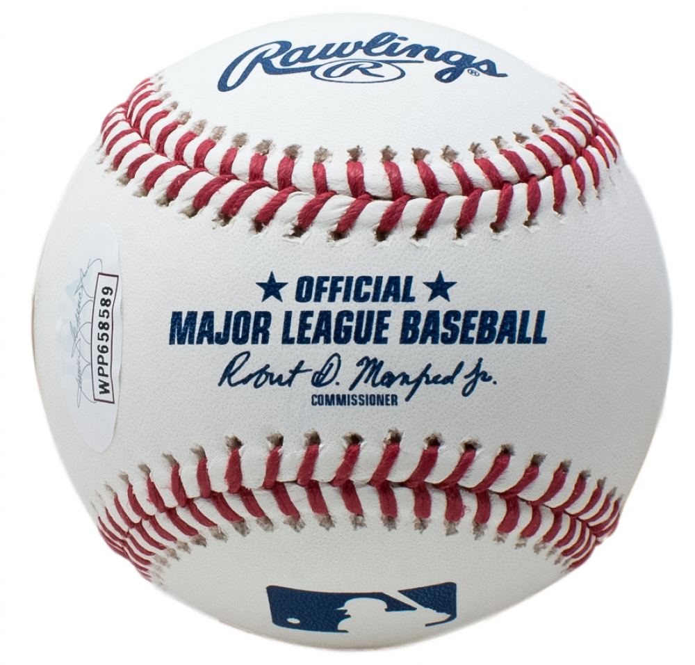 Edgar Martinez Signed OML Baseball Inscribed "HOF 19" (JSA COA ...