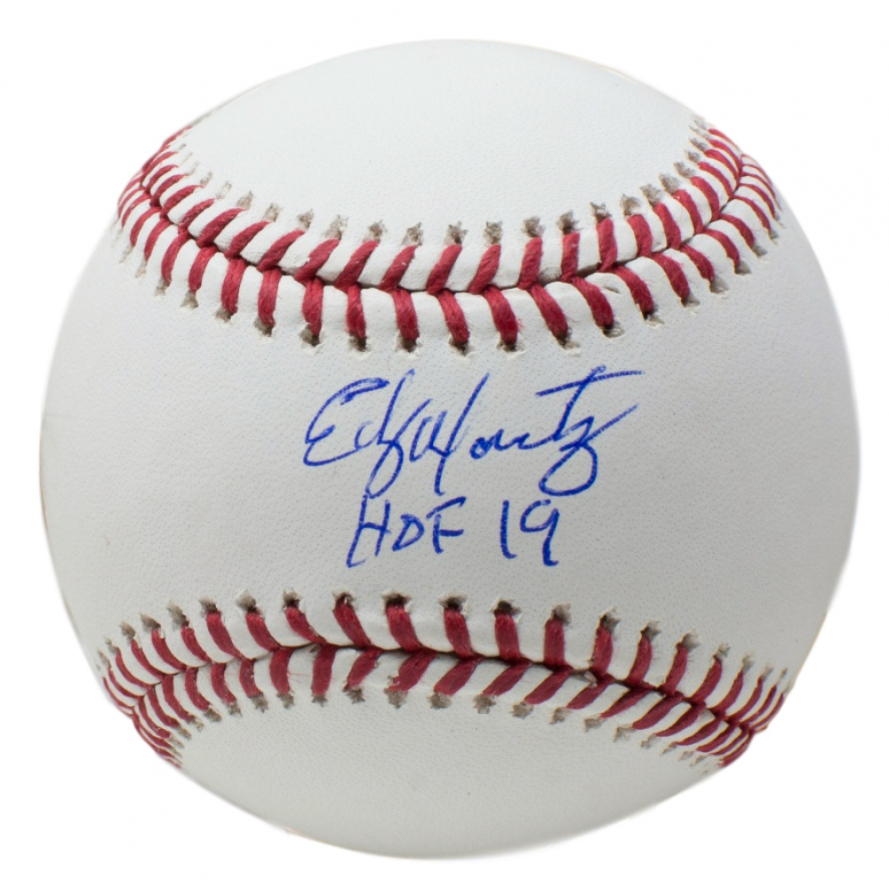 Edgar Martinez Signed OML Baseball Inscribed "HOF 19" (JSA COA ...