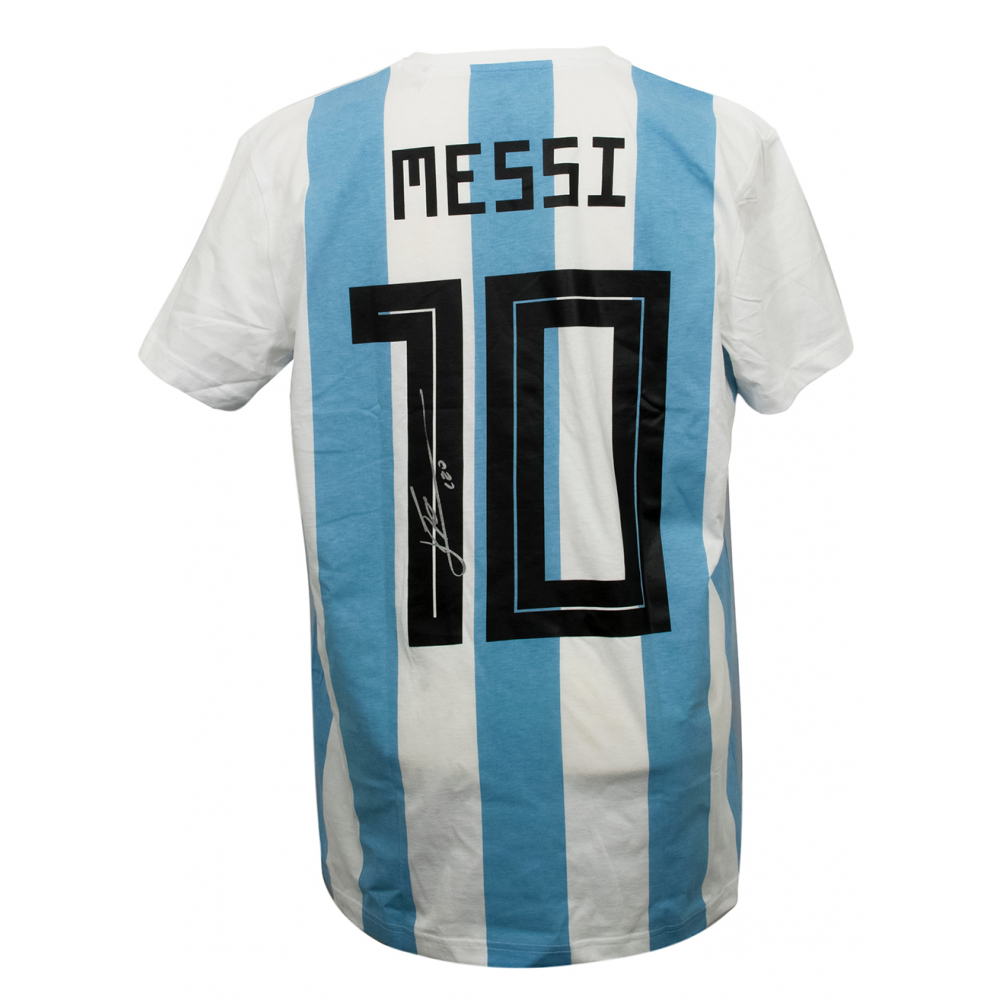 Lionel Messi Signed Argentina Adidas Jersey Inscribed "Leo" (Messi COA ...