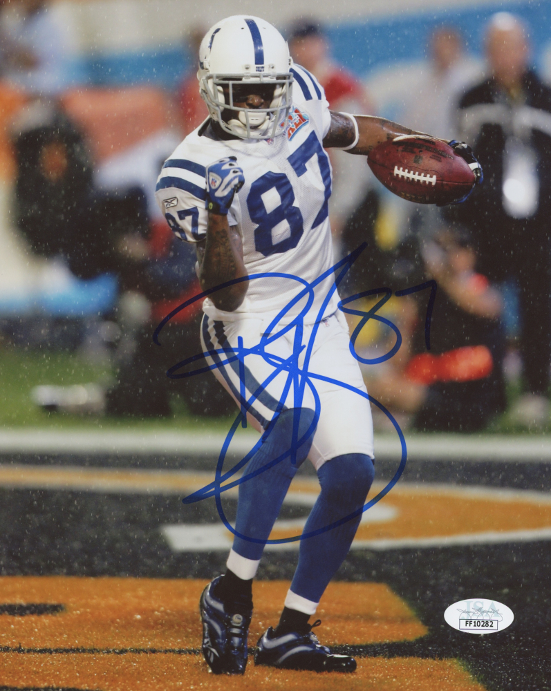 Reggie Wayne Signed Indianapolis Colts 8x10 Photo (JSA COA) | Pristine ...