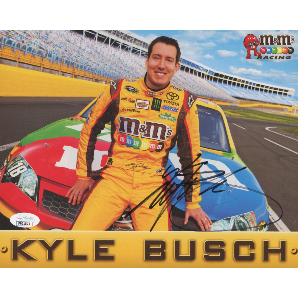 Kyle Busch Signed NASCAR 8x10 Photo (JSA COA) | Pristine Auction