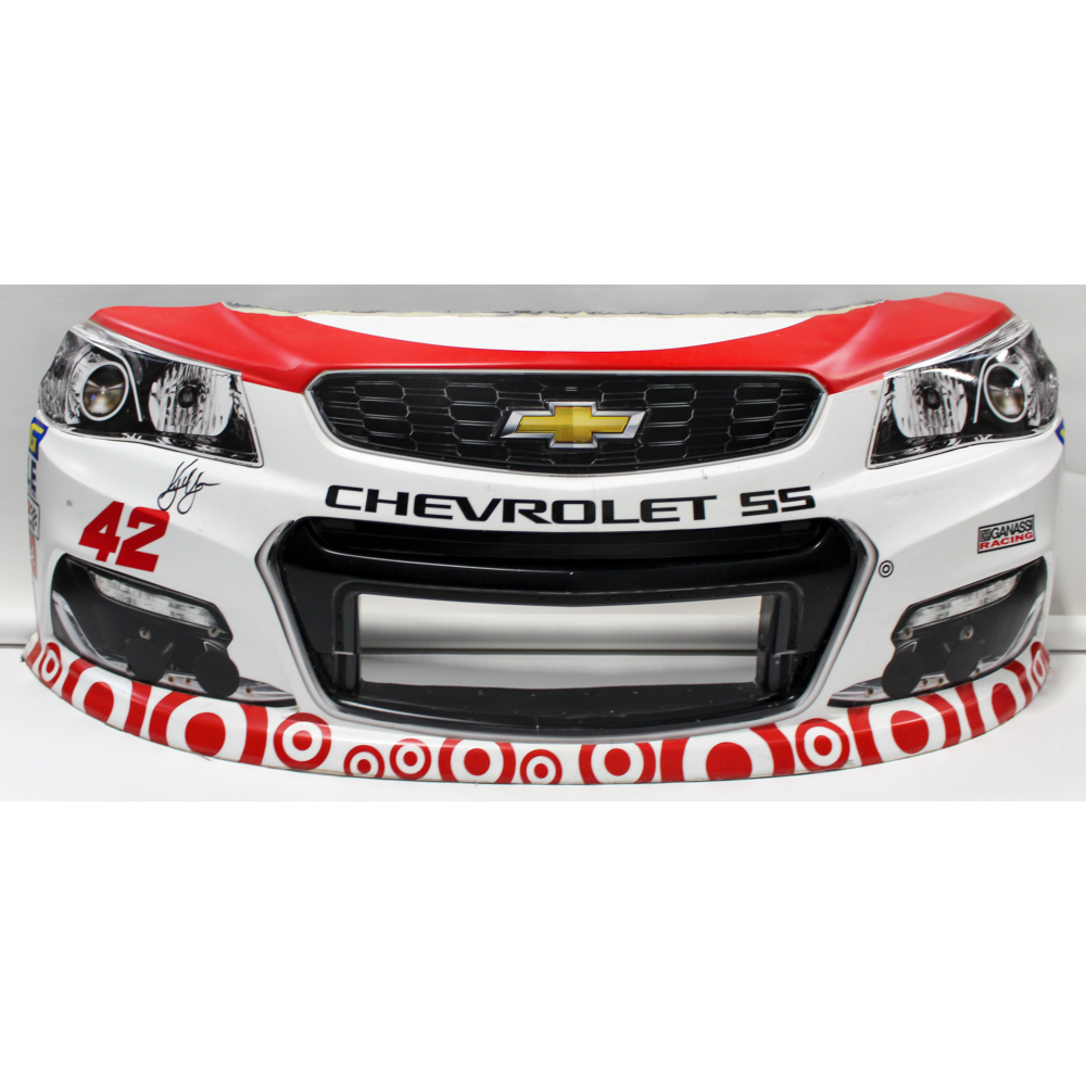 Kyle Larson Signed Race-Used Target #42 Full Nose Bumper Sheet Metal ...