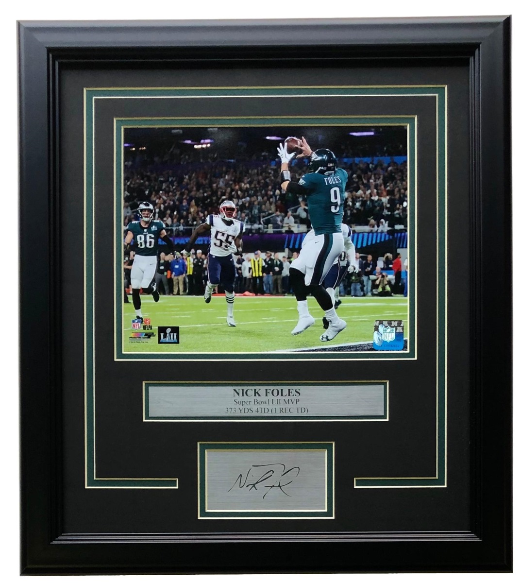 Nick Foles Eagles Super Bowl LII Custom Framed Photo Display | Pristine ...