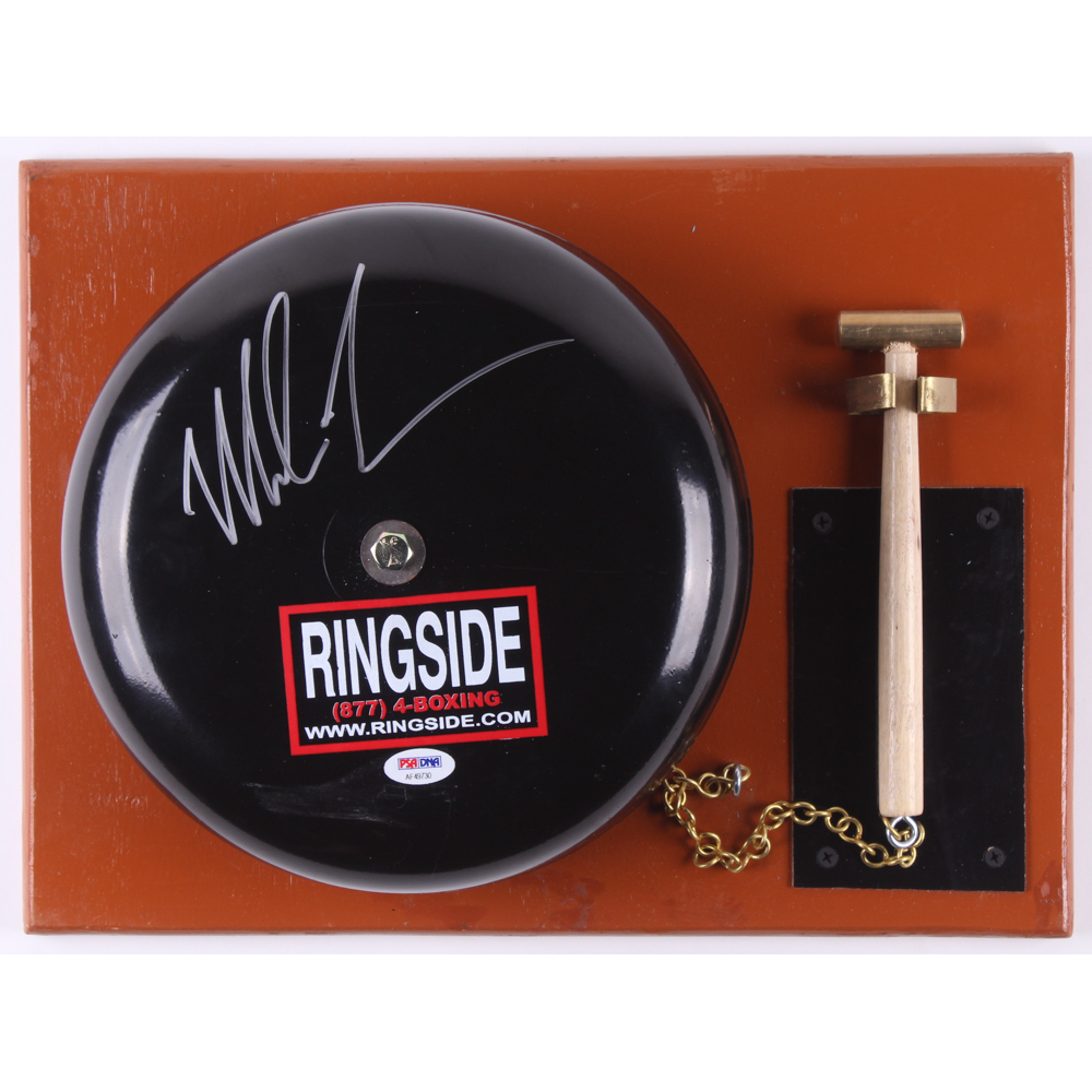 Mike Tyson Signed Authentic Full-Size Ringside Boxing Bell (PSA COA ...