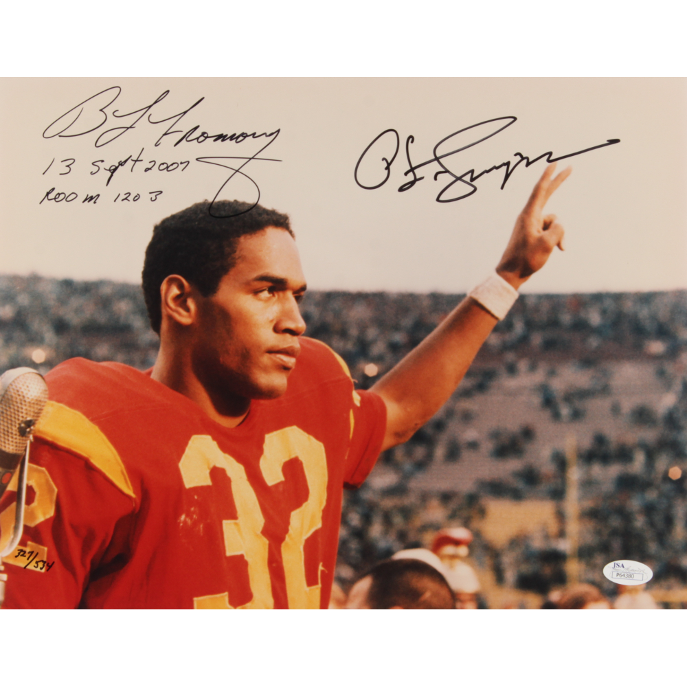 O.J. Simpson Signed Infamous Las Vegas Robbery 11x14 Photo Inscribed ...