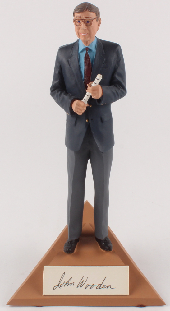 John Wooden Signed LE Gartlan Figurine (Gartlan COA) | Pristine Auction