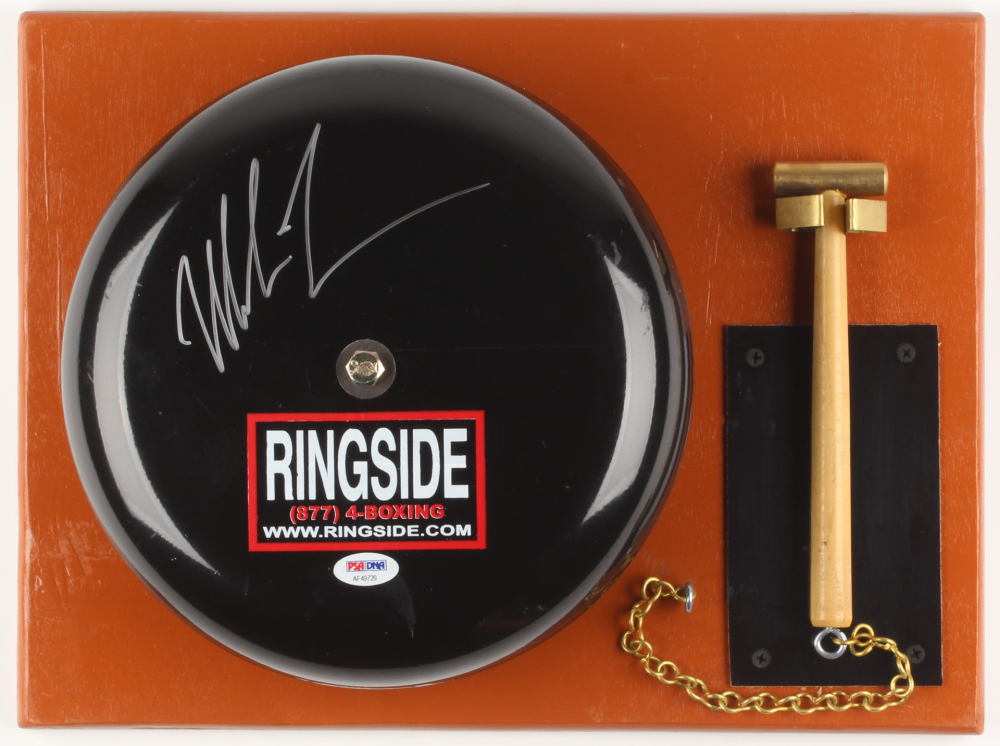 Mike Tyson Signed Authentic Full Size Ringside Boxing Bell (PSA COA ...