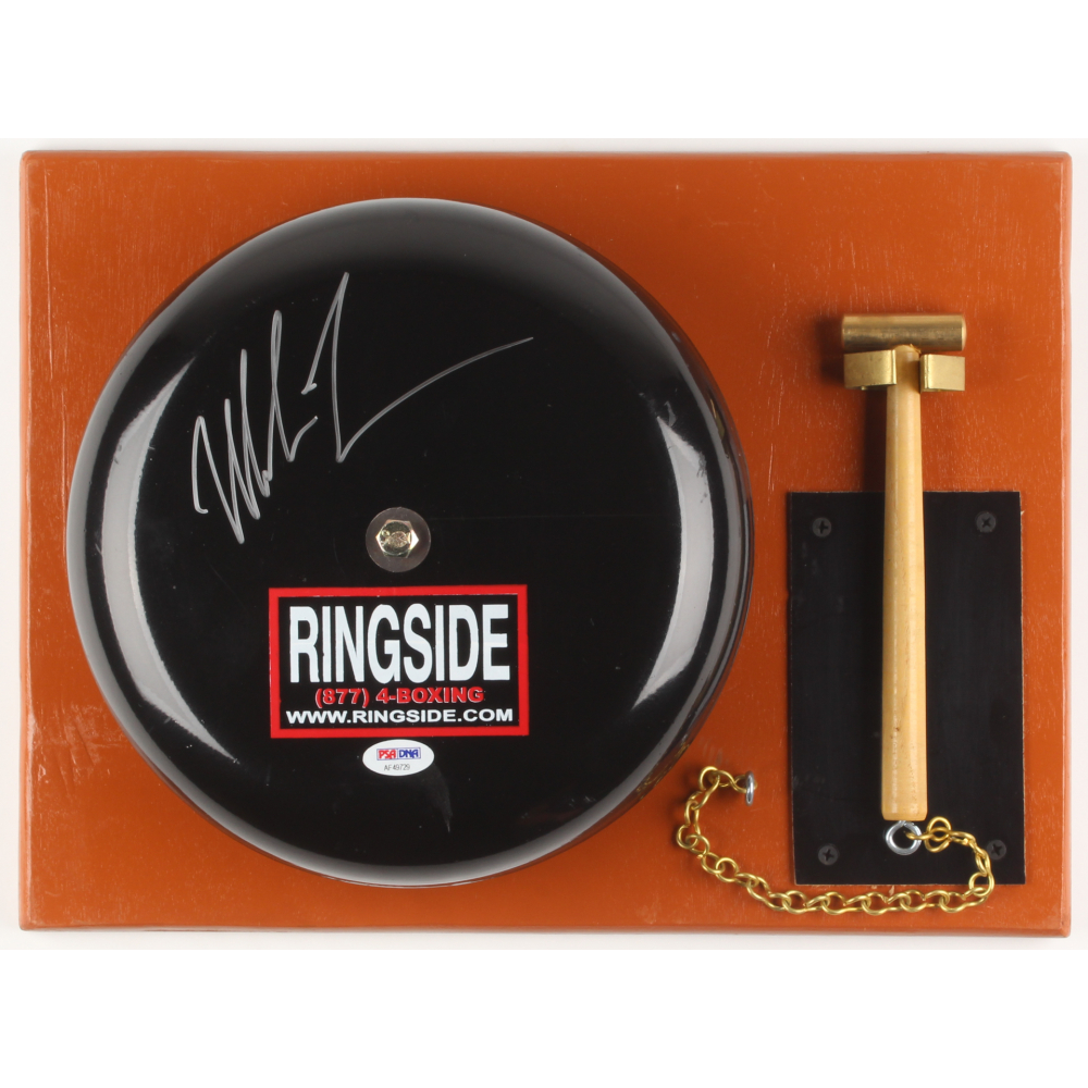 Mike Tyson Signed Authentic Full Size Ringside Boxing Bell (PSA COA ...
