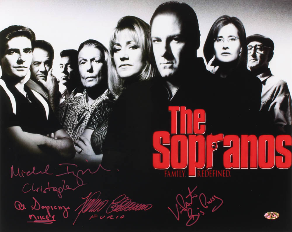 "The Sopranos" 16x20 Photo Cast-Signed by (4) With Michael Imperioli ...