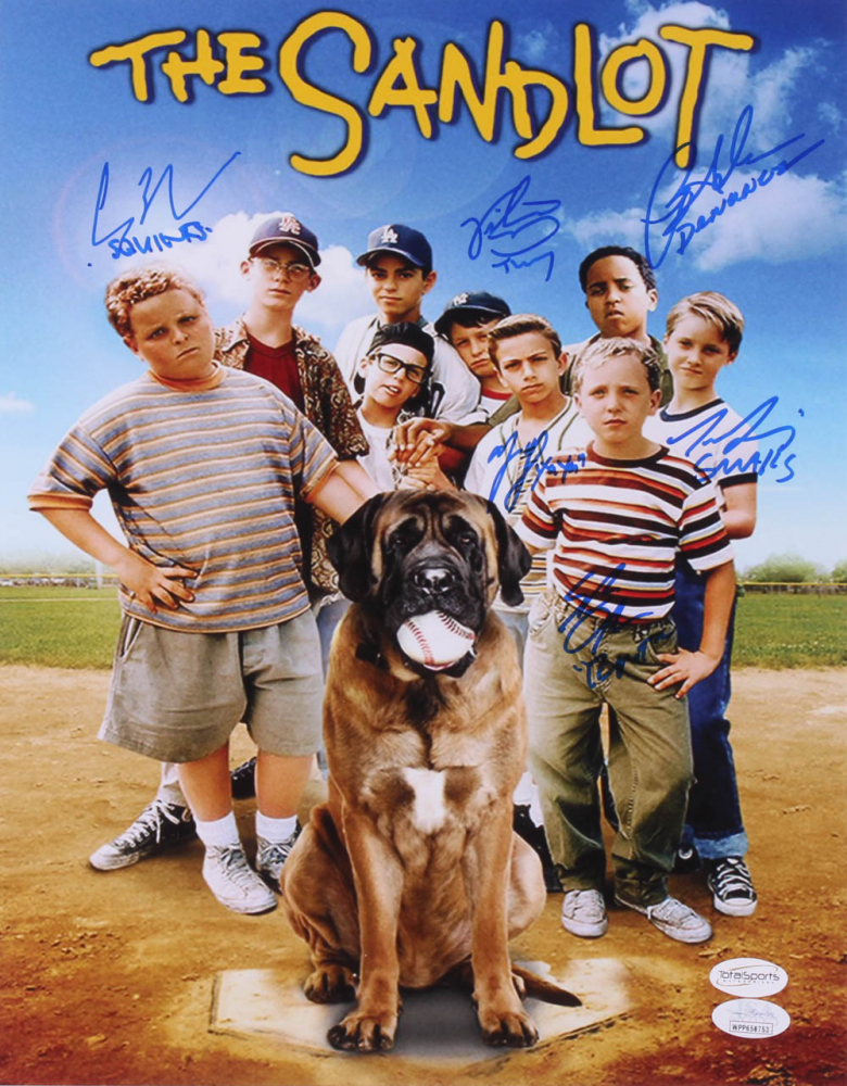 "The Sandlot" 11x14 Photo Cast-Signed by (6) with Tom Guiry, Marty York ...