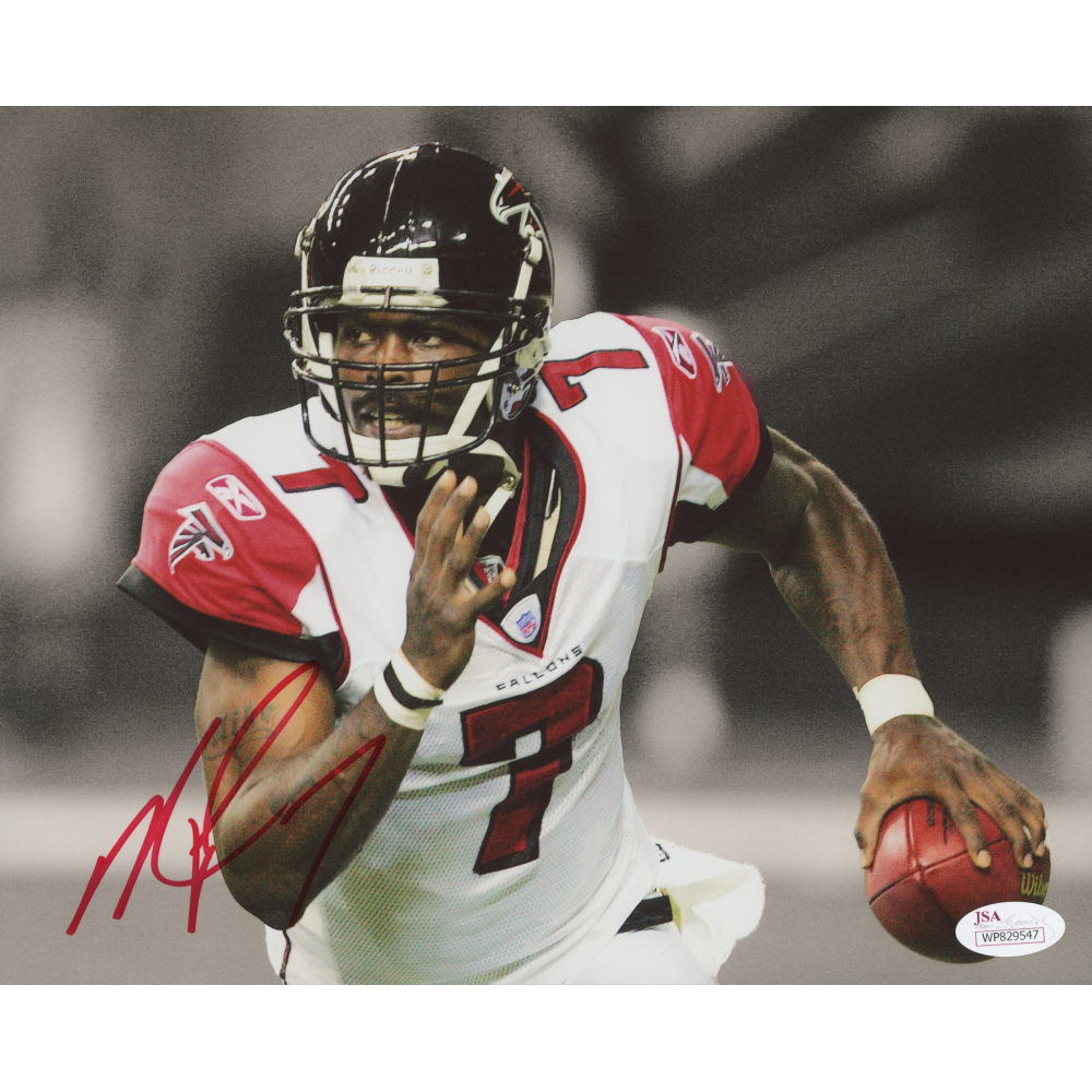 Michael Vick Signed Atlanta Falcons 8x10 Photo (JSA COA) | Pristine Auction
