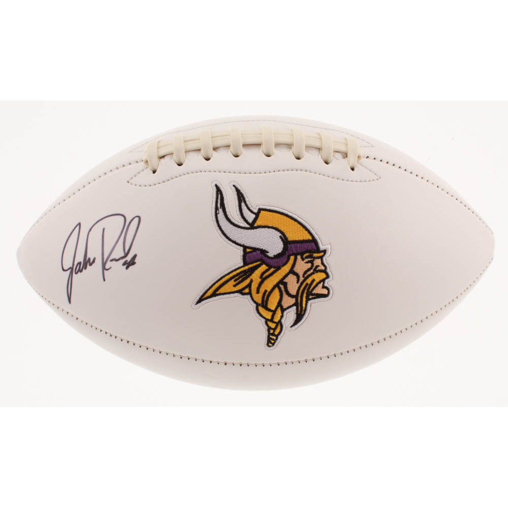 Jake Reed Signed Minnesota Vikings Logo Football (JSA Hologram ...