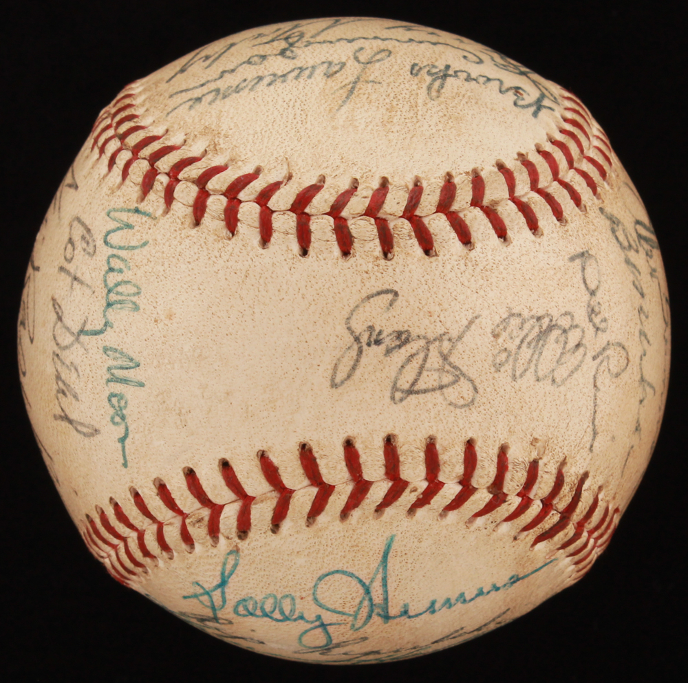 1954 St. Louis Cardinals ONL Baseball Team Signed by (25) with Stan ...