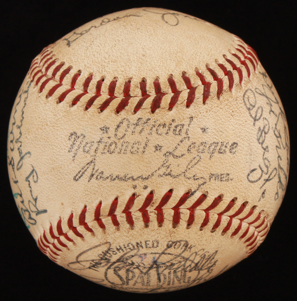 1954 St. Louis Cardinals ONL Baseball Team Signed by (25) with Stan ...