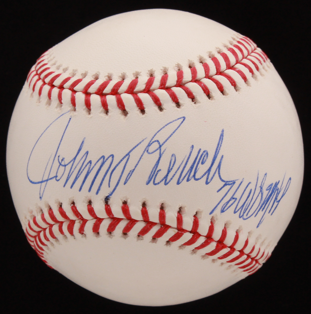 Johnny Bench Signed OML Baseball Inscribed "76 WS MVP" (JSA COA ...