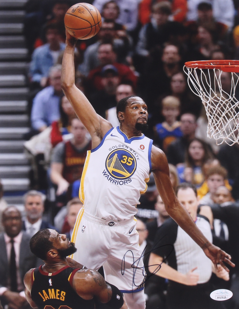 Kevin Durant Signed Golden State Warriors 11x14 Photo (JSA COA ...