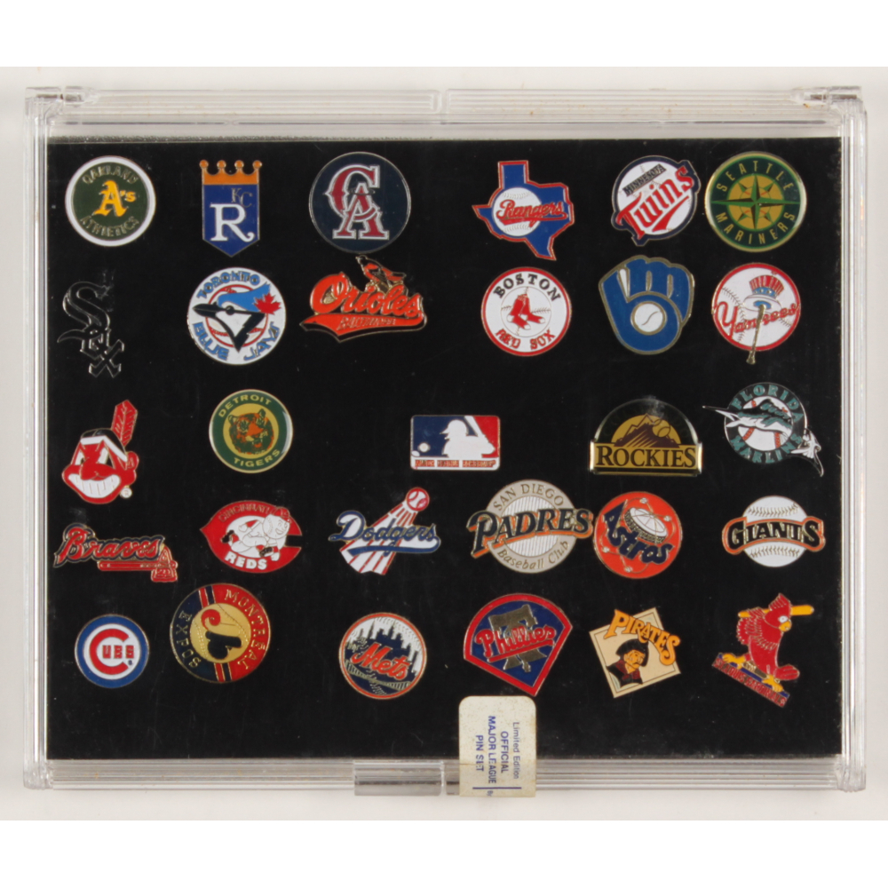 Vintage Official Major League Baseball LE (29) Commemorative Pin Set ...