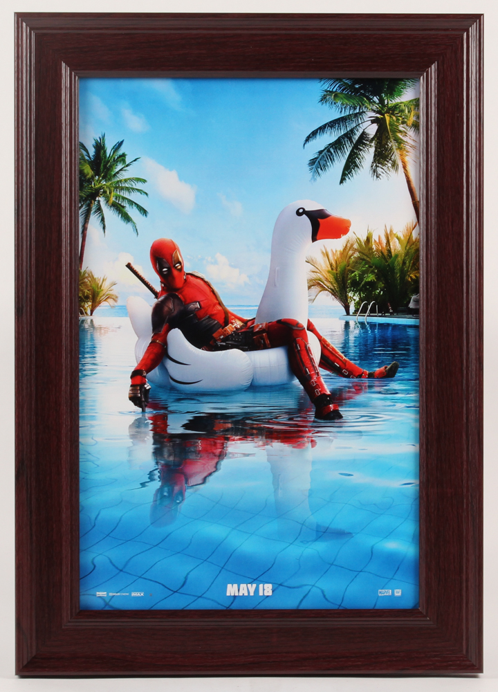 "Deadpool" 14.5x20.5 Custom Framed Movie Poster Display | Pristine Auction