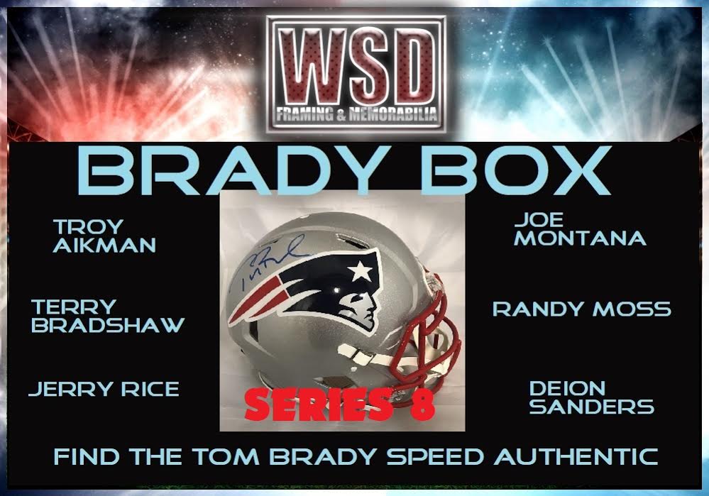 WSD Brady Box Full-Size Helmet Mystery Box - (Find the Tom Brady ...