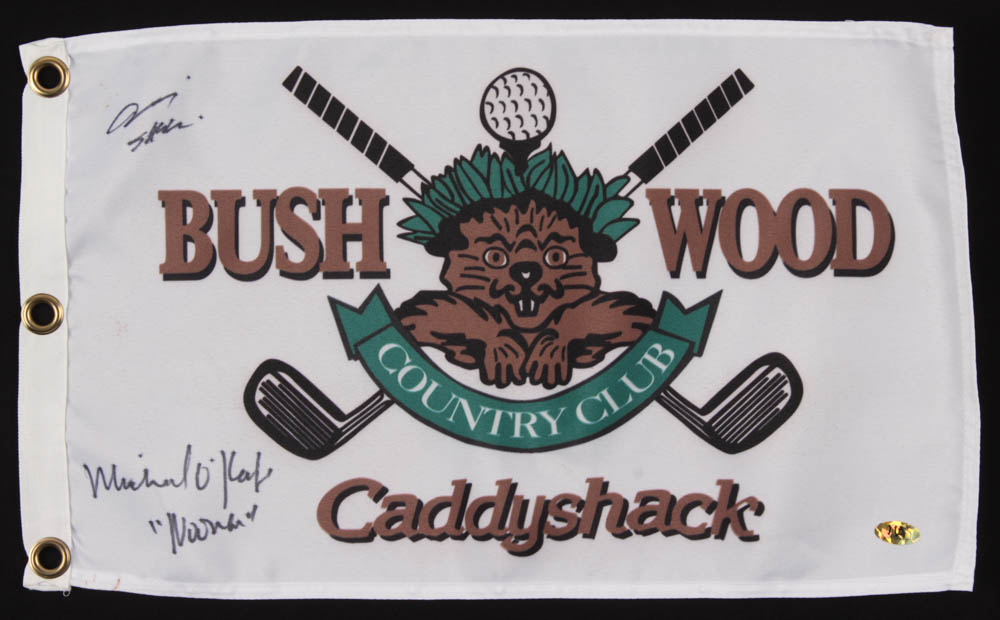 John F. Barmon Jr. & Michael O'Keefe Signed "Caddyshack" 12x21 Bushwood ...