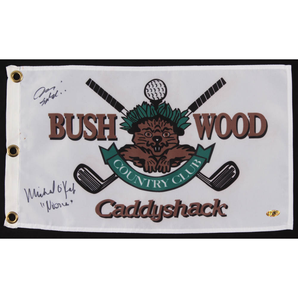 John F. Barmon Jr. & Michael O'Keefe Signed 12x 21 Caddyshack Gopher ...