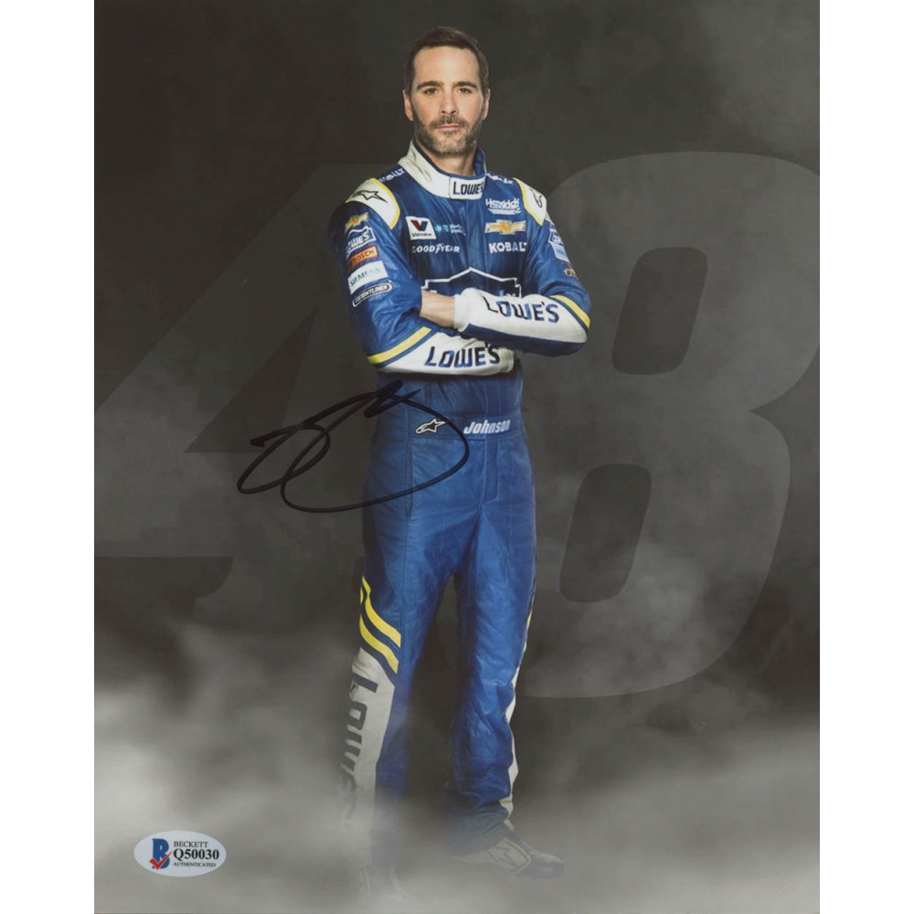 Jimmie Johnson Signed NASCAR 8x10 Photo (Beckett COA) | Pristine Auction