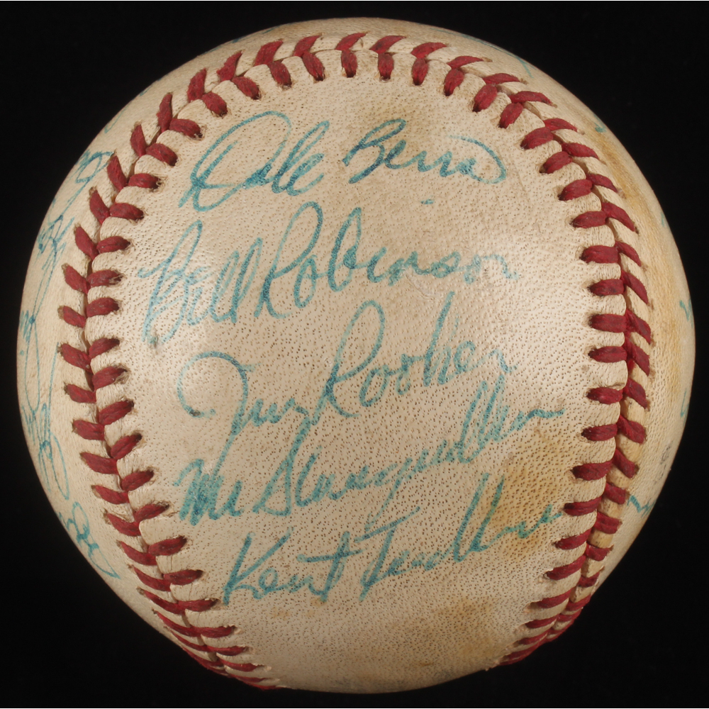 1978 Pittsburgh Pirates ONL Baseball Team-Signed by (22) with Willie ...