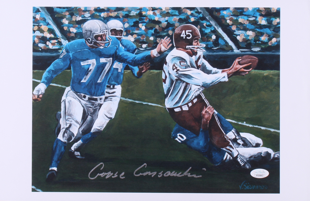 Goose Gonsoulin Signed Denver Broncos 11x17 Print (JSA COA) | Pristine ...