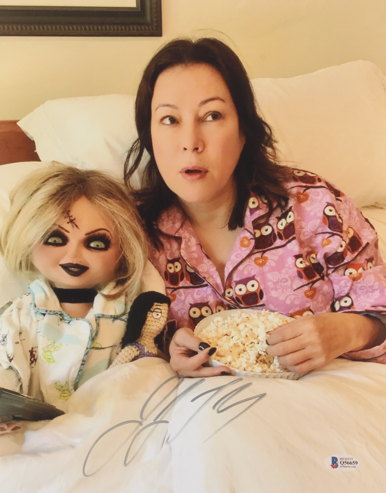 Jennifer Tilly Signed "Bride of Chucky" 11x14 Photo (Beckett COA ...