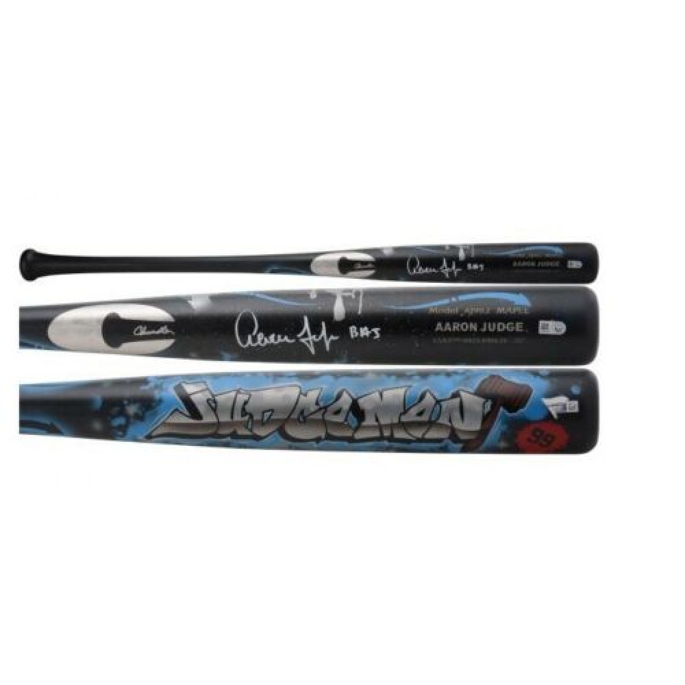 Aaron Judge Signed "Judgeman" LE Chandler Player Model Baseball Bat ...