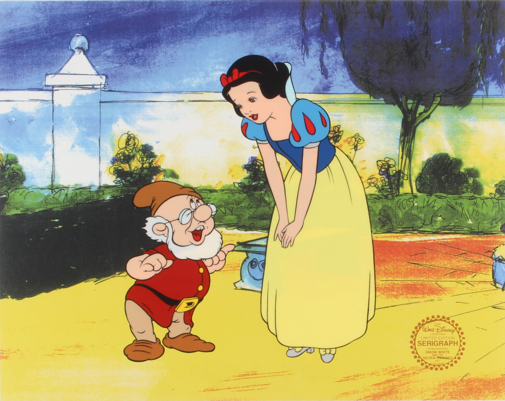 Walt Disney's "Snow White" LE 11x14 Animation Serigraph Cel | Pristine ...