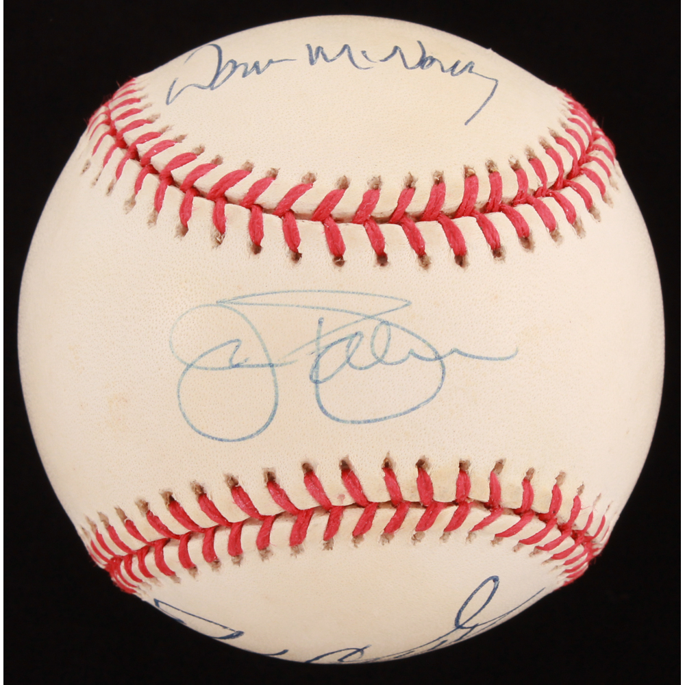 OAL Baseball Signed By (4) with Jim Palmer, Mike Cuellar, Dave McNally & Pat Dobson (JSA COA ...