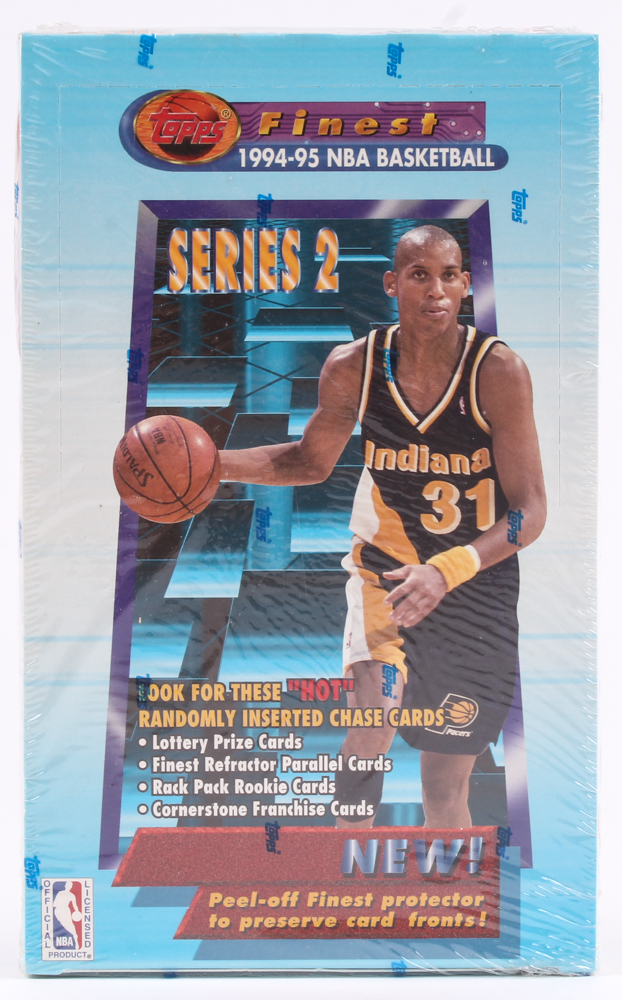 1994-95 Topps Finest Series 2 Basketball Unopened Hobby Box with (24 ...