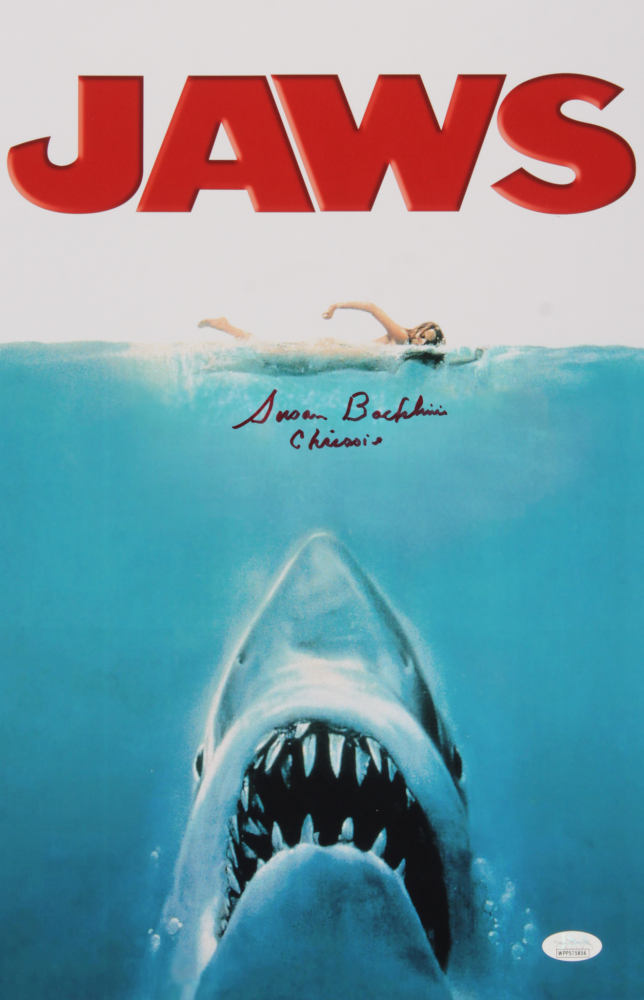 Susan Backlinie Signed "Jaws" 11x17 Photos Inscribed "Chrissie" (JSA COA) | Pristine Auction