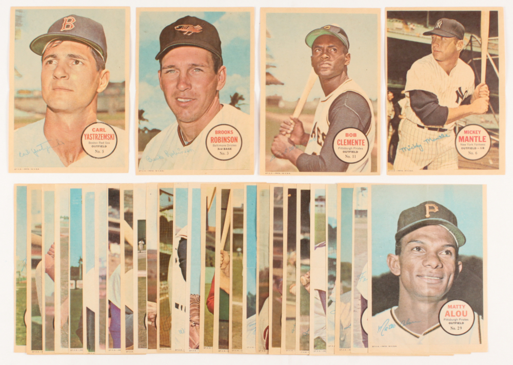 1967 Topps Poster Inserts Complete Set of (32) Posters with #5 Carl ...