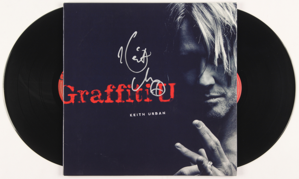 Keith Urban Signed "Graffiti U" Vinyl Record Album (JSA COA) | Pristine ...