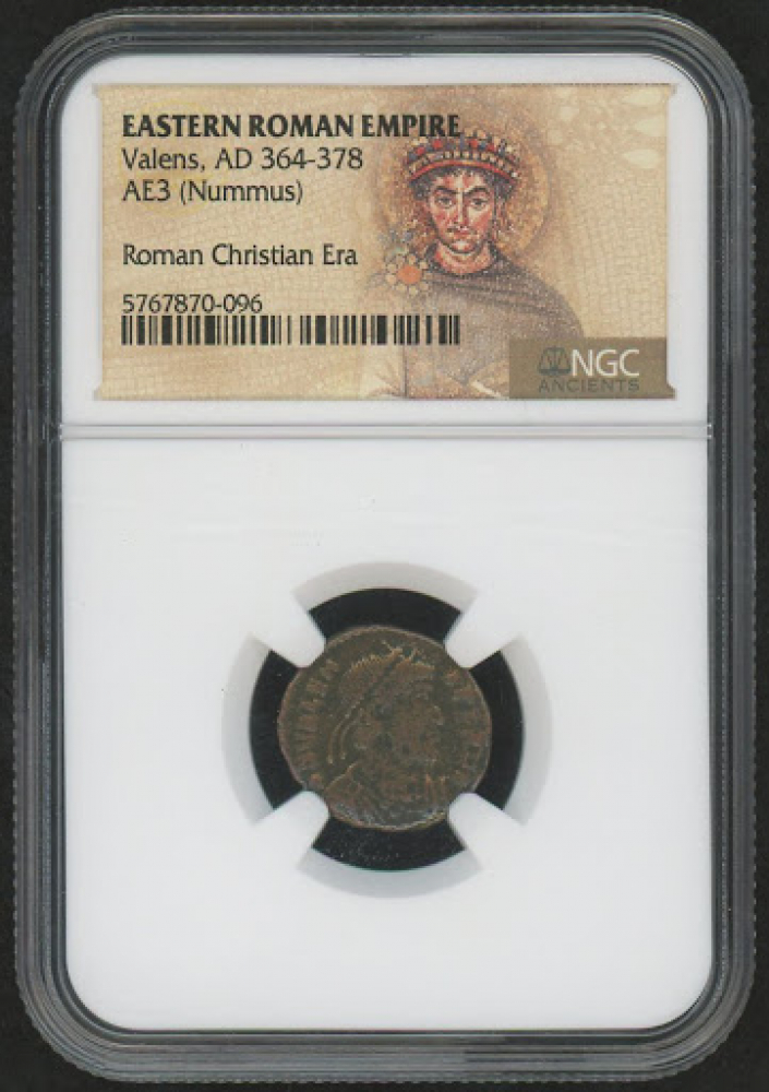 Roman Christian Era - Emperor Valens AD 364-378 Ancient Bronze Coin ...