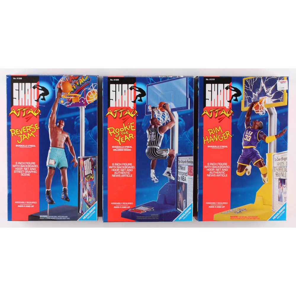 Lot of (3) Shaq Attack Figures | Pristine Auction